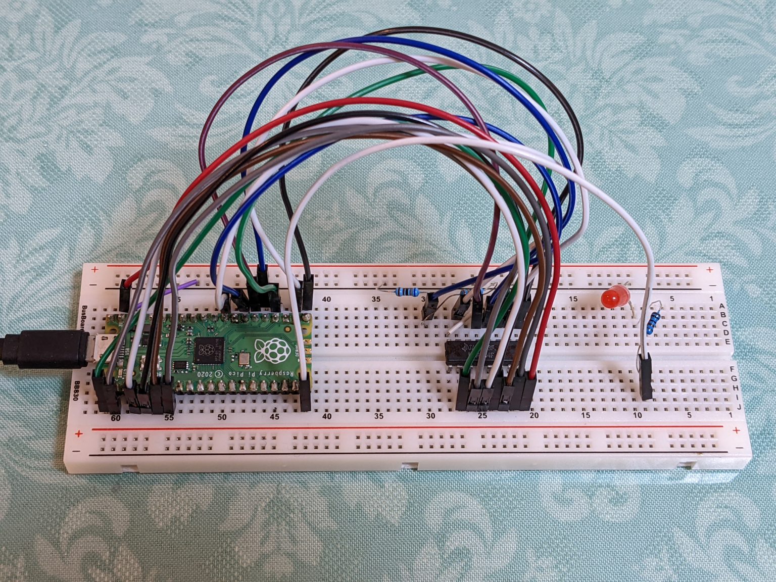 4164 tester (including refresh testing) on the Raspberry Pi Pico and ...